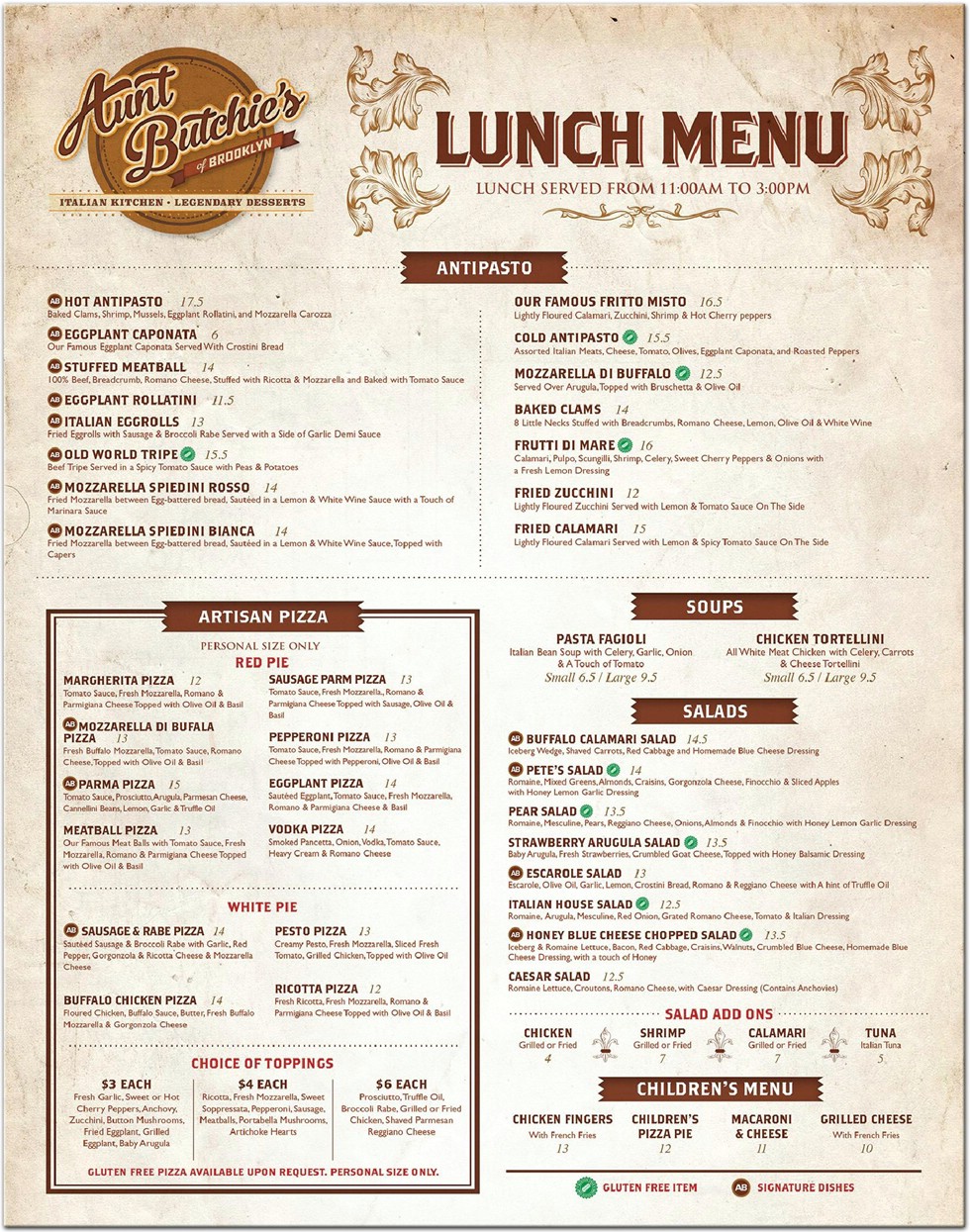 Aunt Butchie's in Staten Island